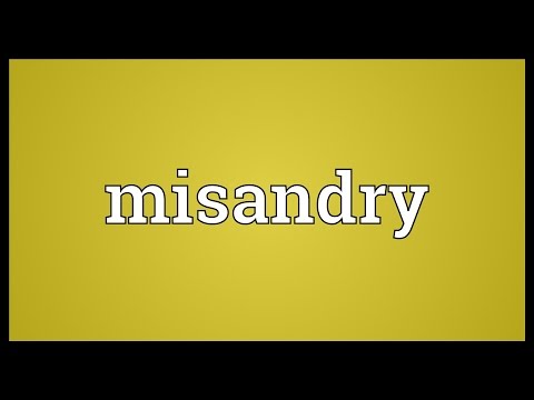 Misandry Meaning