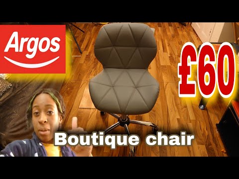 Unboxing Boutique chair (ARGOS)