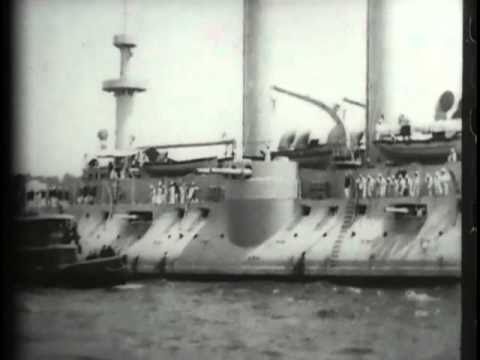 The fleet steaming up North River