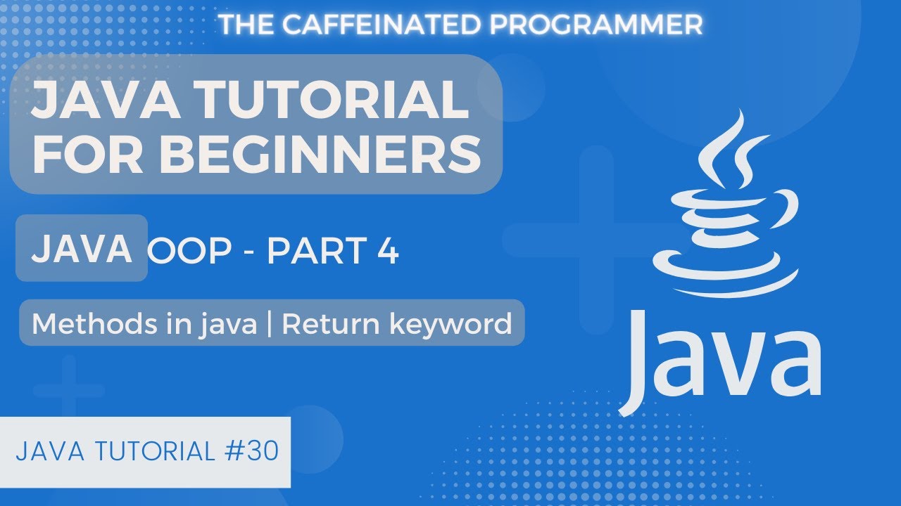 Java Tutorial for Beginners: Java Methods | Java Method Parameters | Java Return