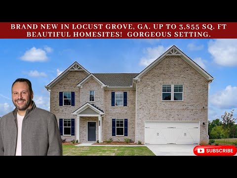 Brand New In Locust Grove, Georgia! 3,855 Sq. Ft Floorplan! Only 26 Homesites! HUGE INCENTIVES!