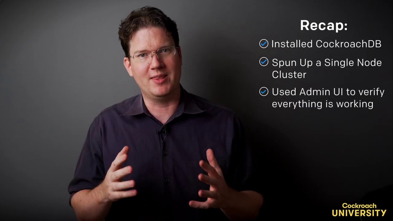 How to install CockroachDB (on Mac)