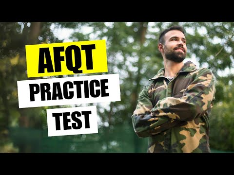 AFQT Practice Test - Armed Forces Qualifications Test - Army Air Force Math,Arithmetic & Word Review