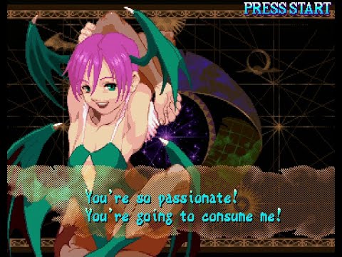991: Darkstalkers 3 PS1 \\ Lilith playthrough! HK color (5/8 difficulty)