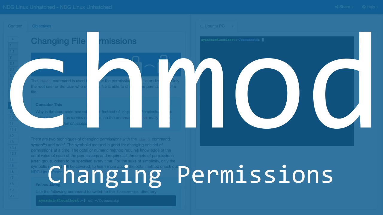 The Linux Command Tutorial: The chmod Command