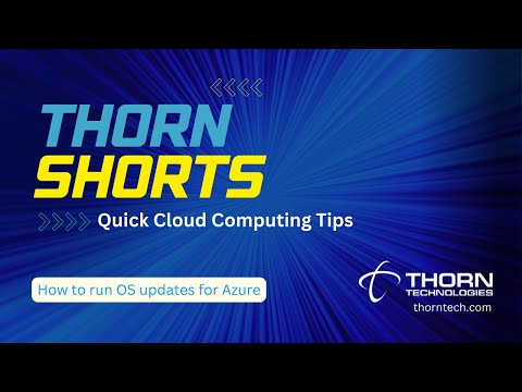 How to run OS updates for Azure