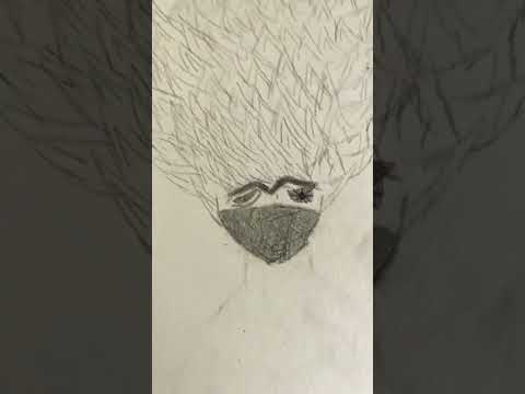 Anime Boy With Robot Eye Drawing | Anime | #shorts #drawing #drawinganime #drawingsketch#cool