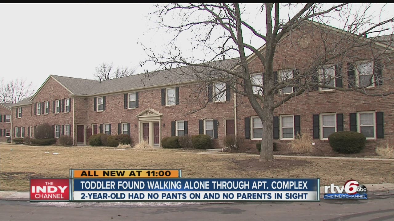 Toddler found wandering alone through apartment complex