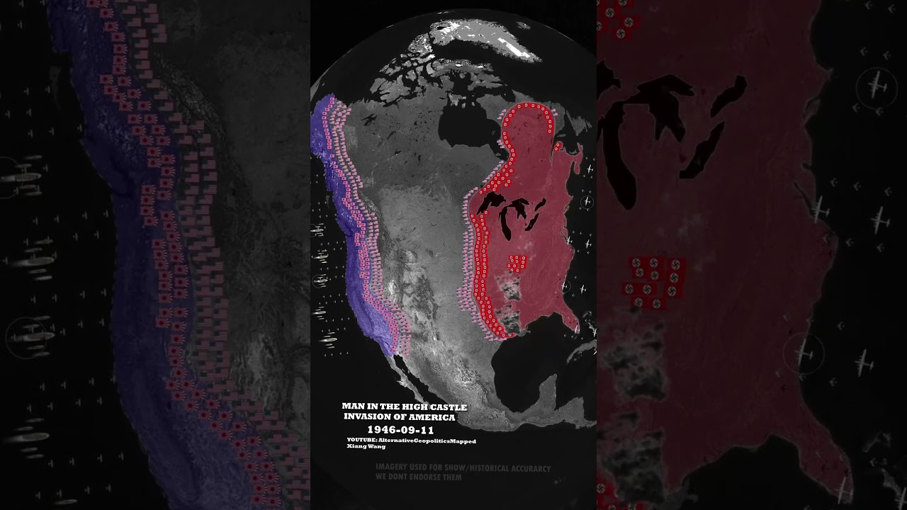 Invasion of America Animated Using Google Earth [Man in the High Castle]