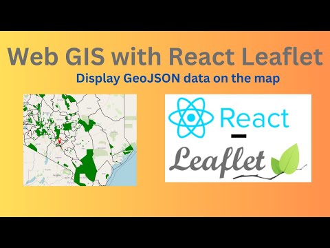 Display GeoJSON Data on the Map using React Leaflet. #gis #webgis #reactleaflet