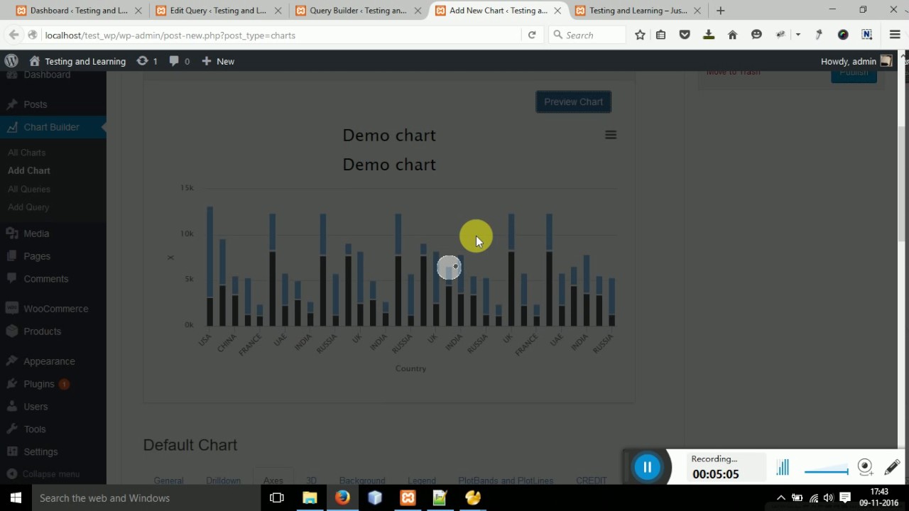 Chart Builder-Wordpress plugin