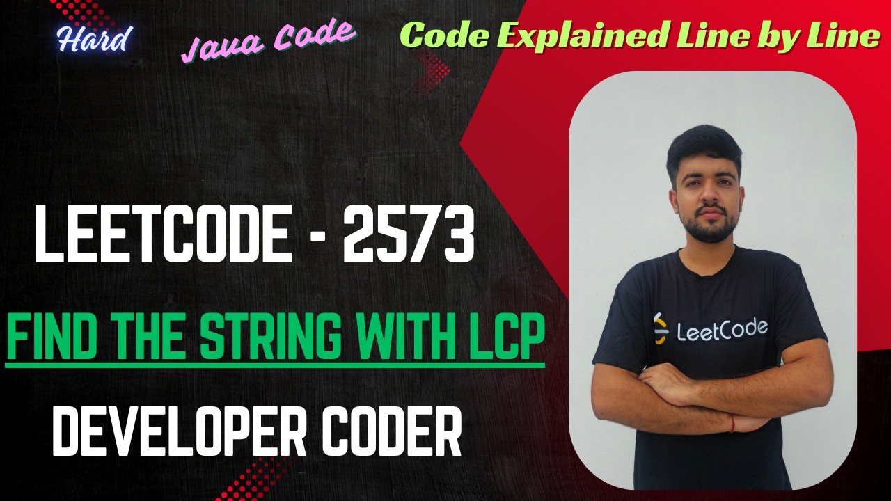 Find the String with LCP | LeetCode 2573 | Java Code | Developer Coder