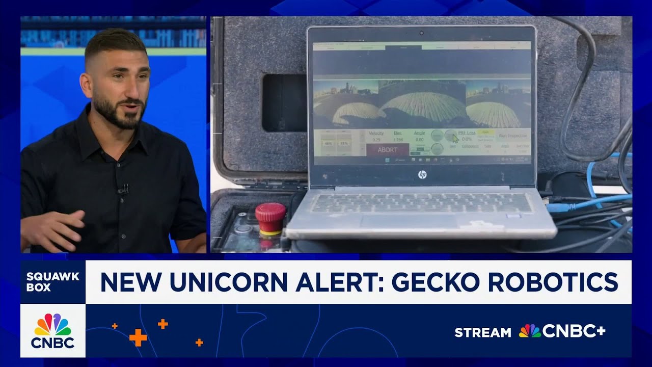 CNBC Disruptor 50: Gecko Robotics CEO on using AI-powered robots to test critical infrastructure