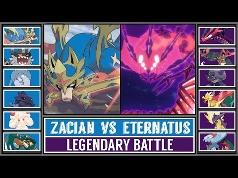 ZACIAN vs ETERNATUS | Legendary Pokémon Battle