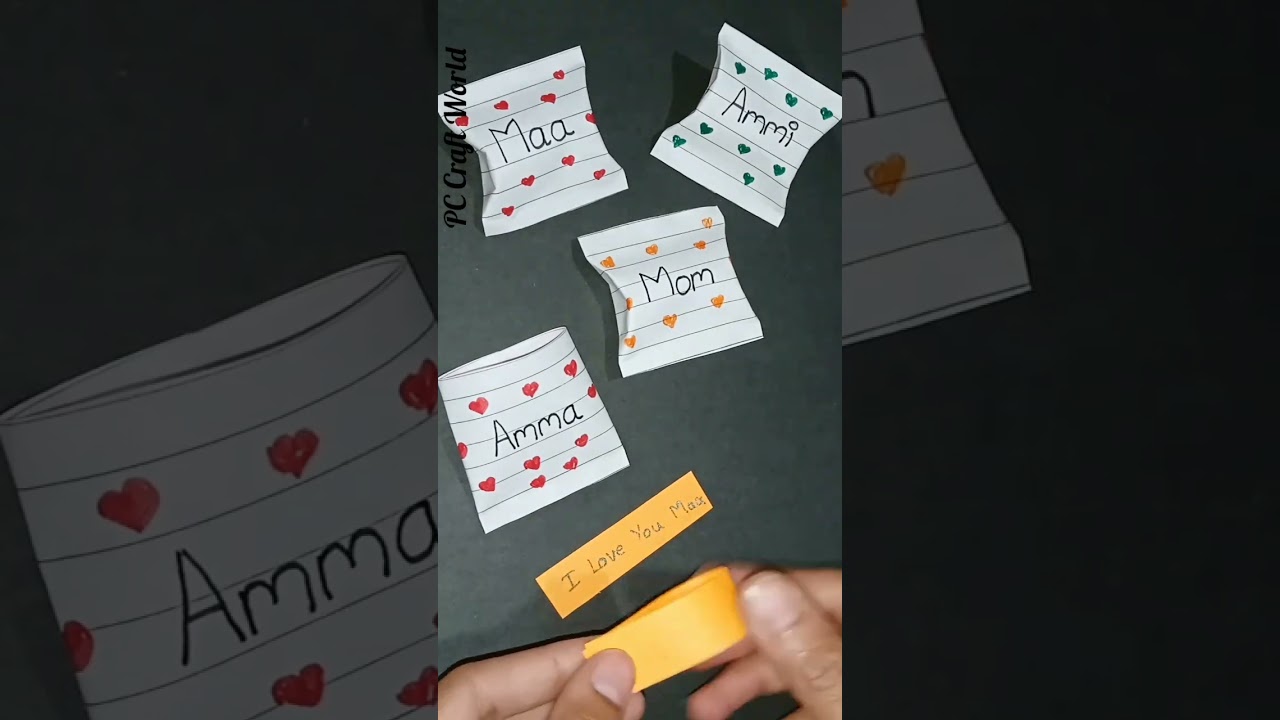 Diy Mothers Day Gift Idea | Diy Note Book Craft | Mini Gift Idea For Mother