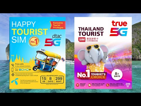 ✅ THAILAND Tourist SIM Cards Compared: DTAC vs TRUE MOVE | Infinite and Basic SIM Variants