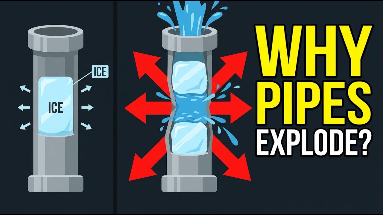 This Is Why Pipes Explode (It’s Not Ice)