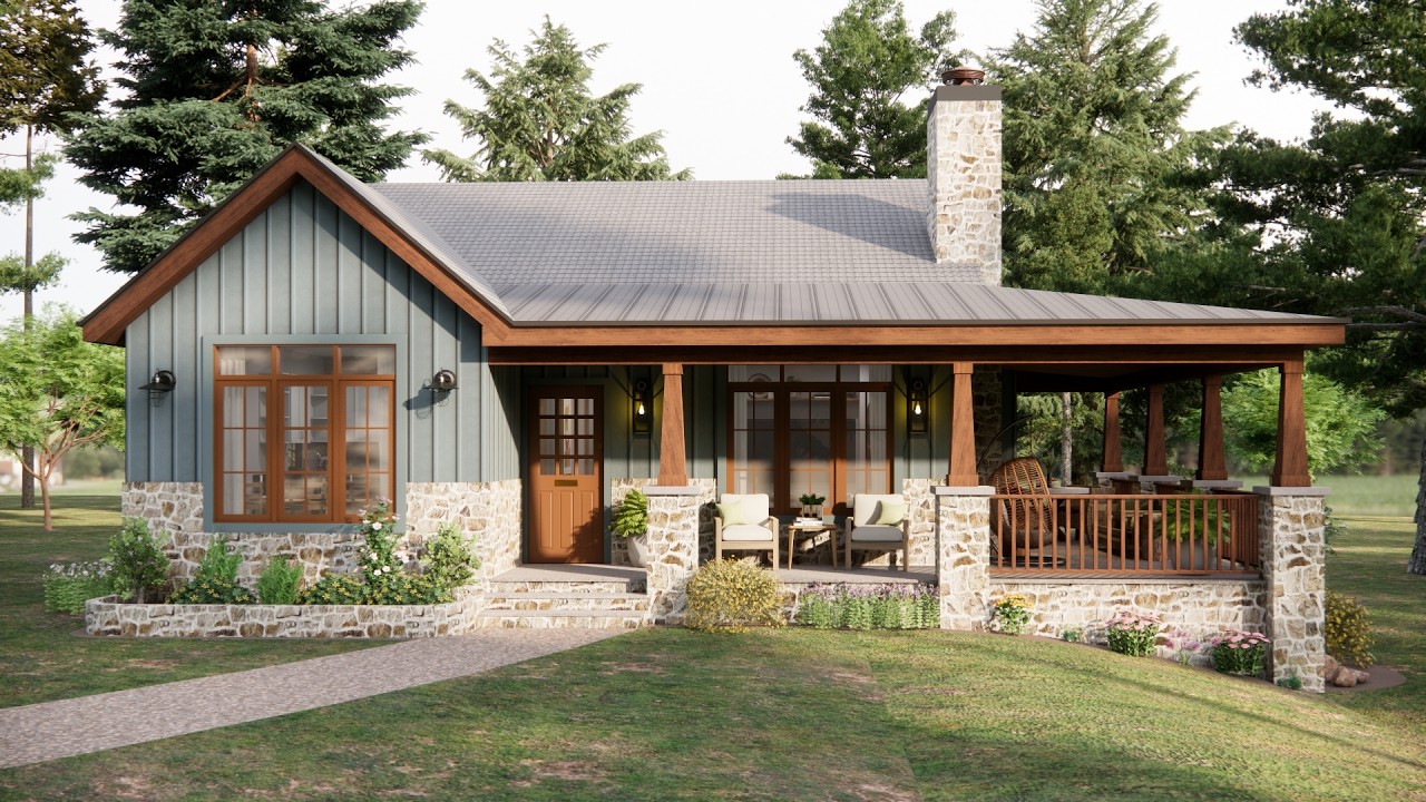 This One-Story House Will Blow Your Mind! PERFECT Layout for a 2-Bedroom