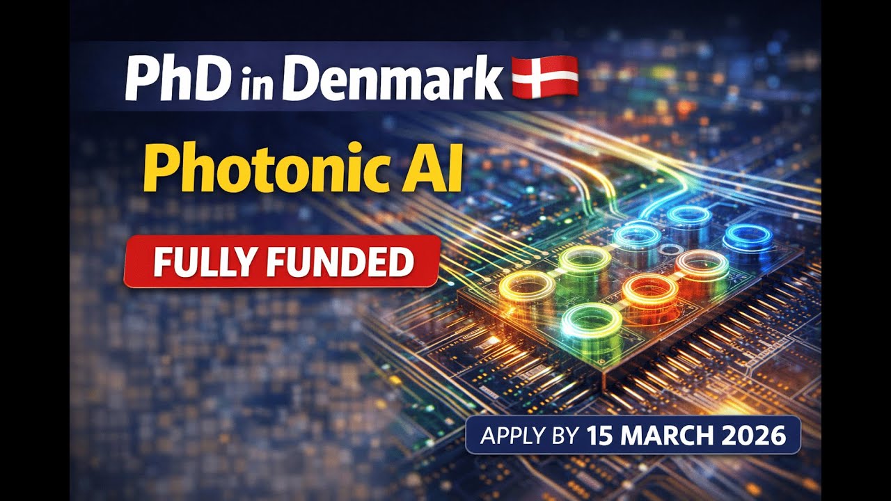 Fully Funded PhD in Photonic Computing & AI 2026 | DTU Denmark | MSCA Network