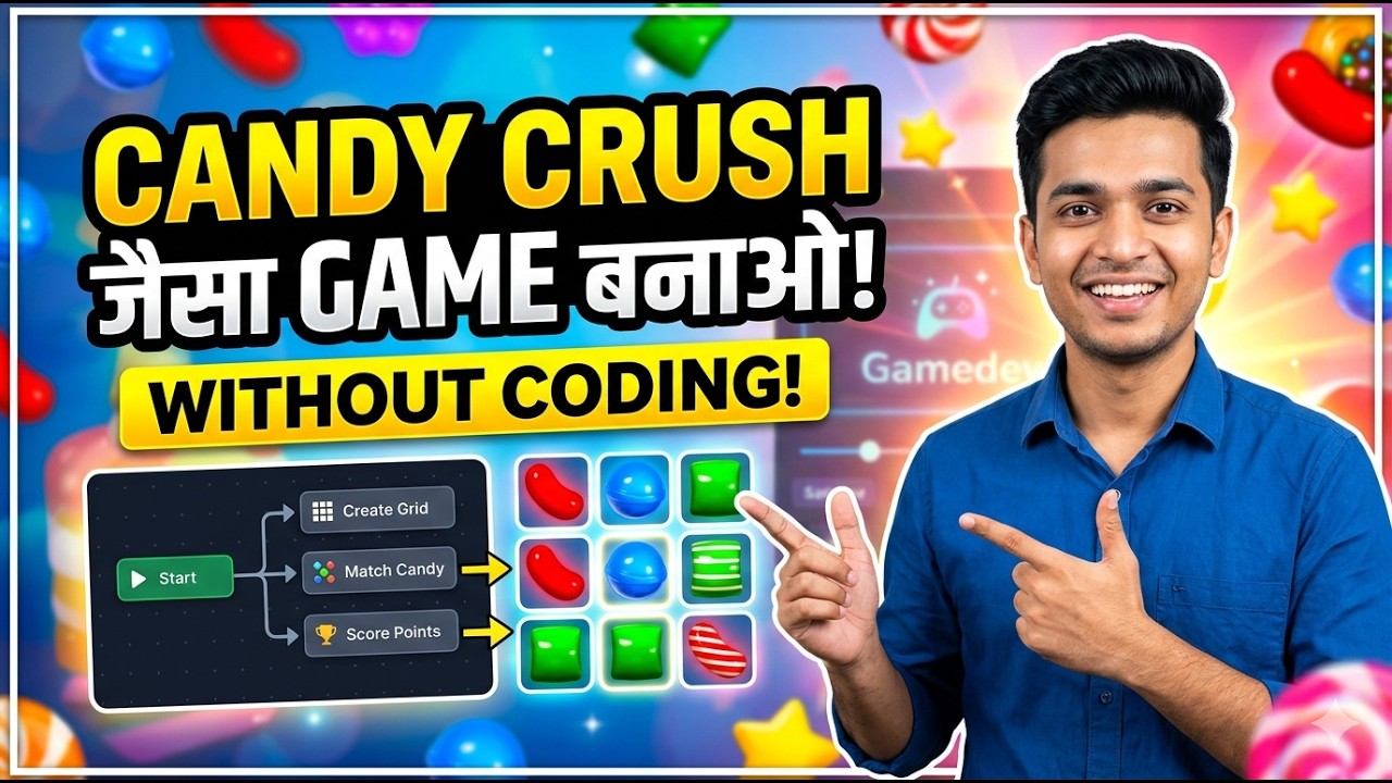 How to Make Game like Candy Crush without Coding | Candy Crush Game Source Code Free Download