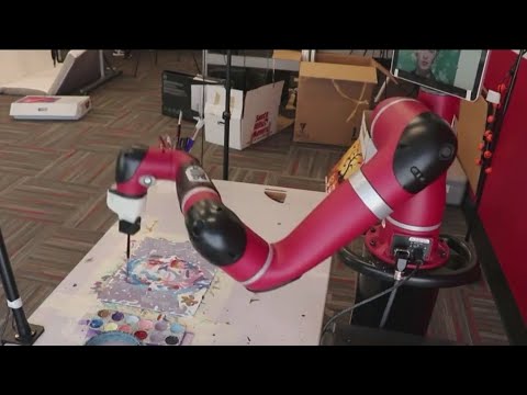 Robotic artist powered by artificial intelligence