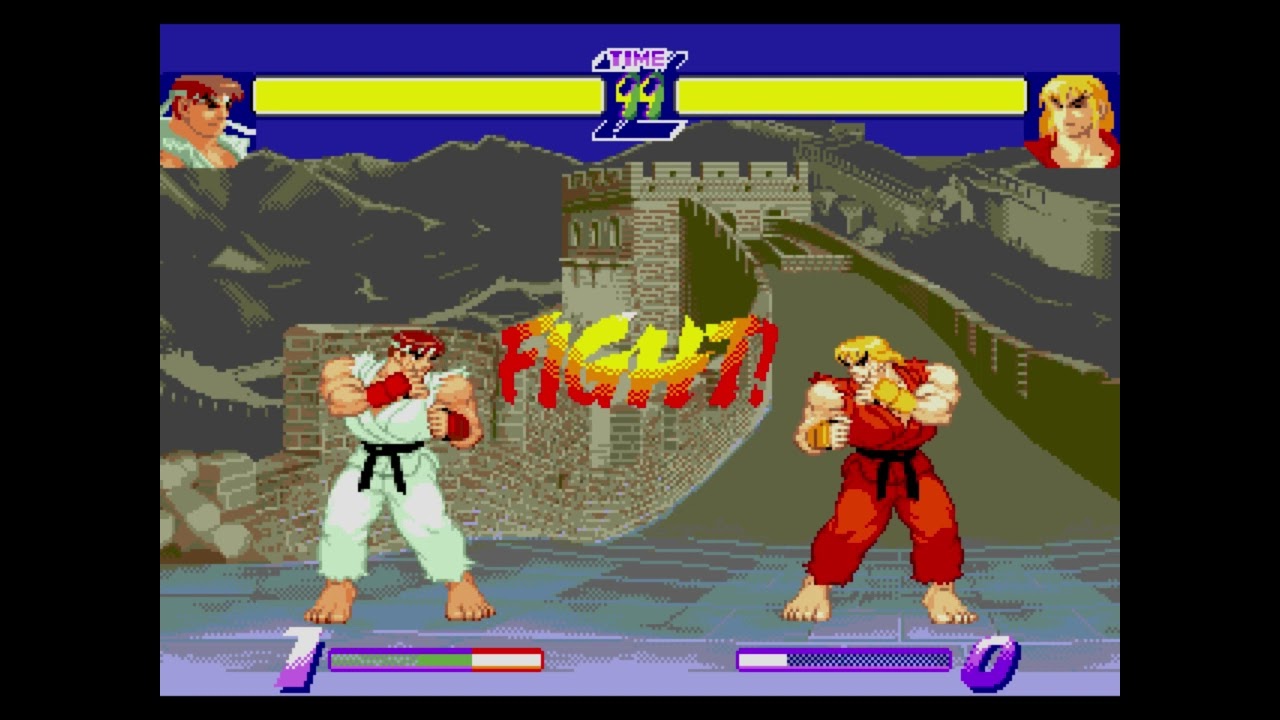 Mega Drive está ganhando port do Street Fighter Alpha de fãs