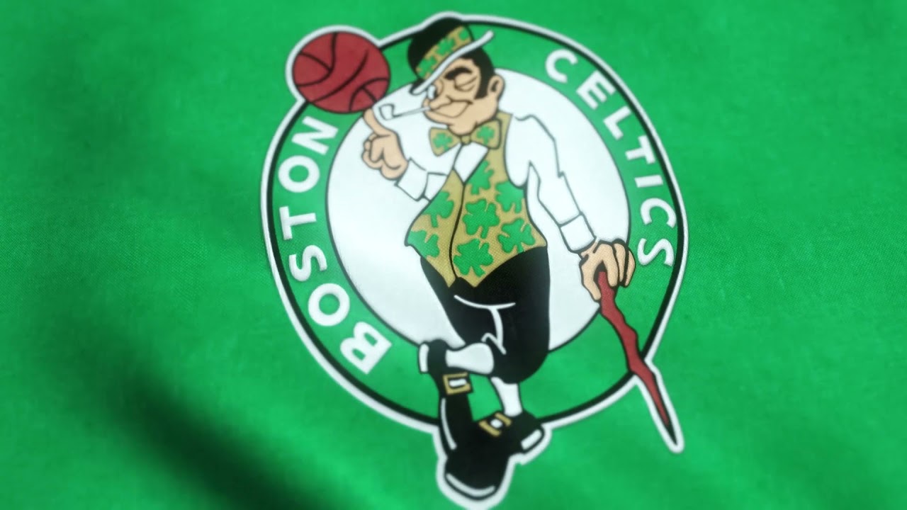 Boston Celtics Logo Flag Animation Loop