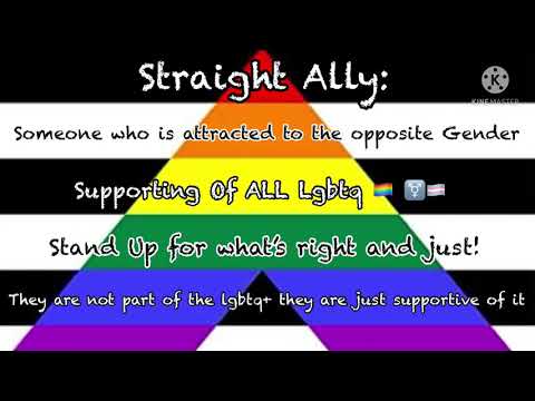 What being a “Straight Ally” Means! 🏳️⚧️⚫️⚪️⚫️⚪️⚫️🏳️🌈