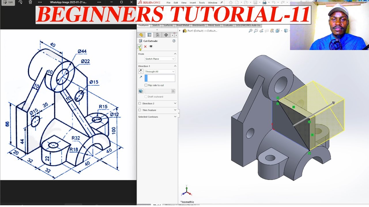 Solidworks Practice Tutorial 11 For Beginners