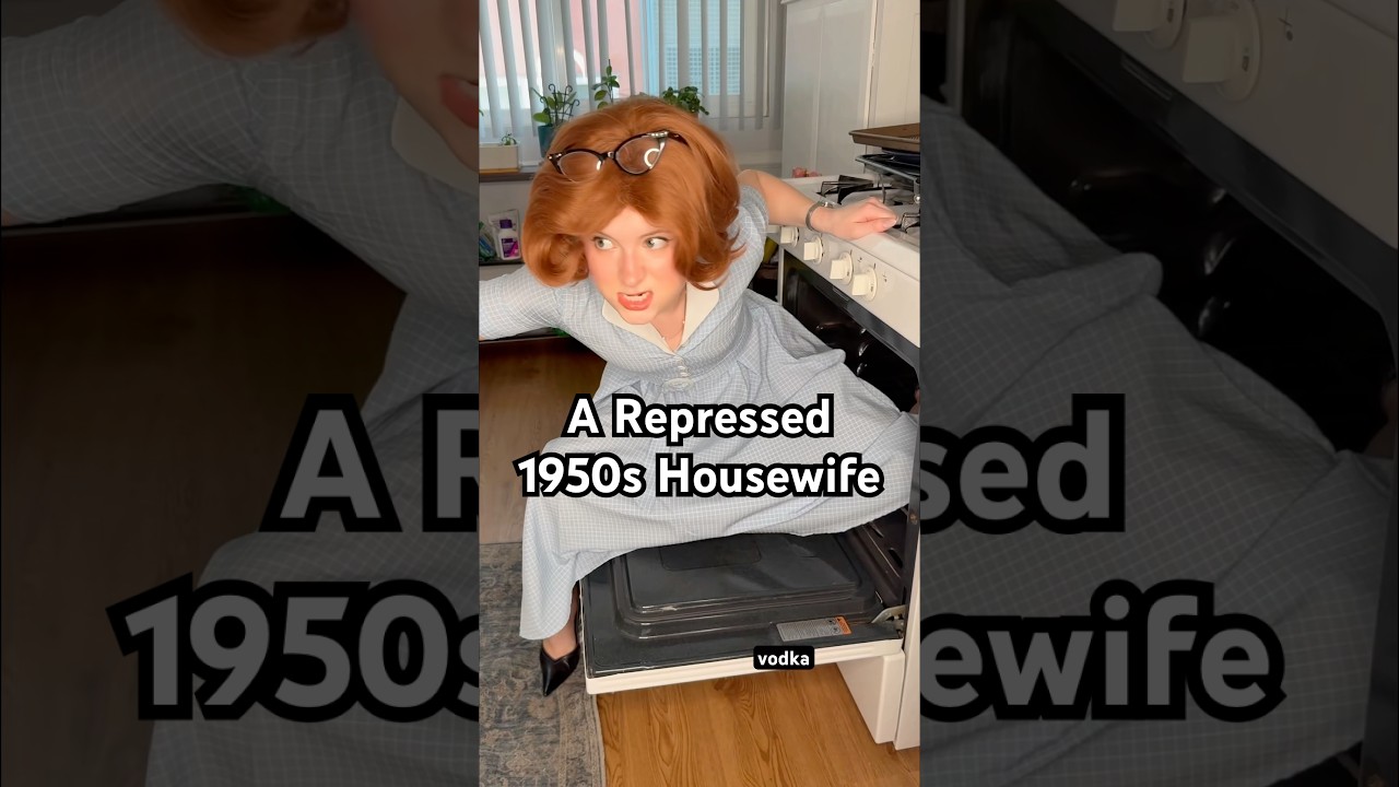 A Repressed 50s Housewife #history #funny #historylovers #1950s #1950sfashion #funnyvideos #comedy
