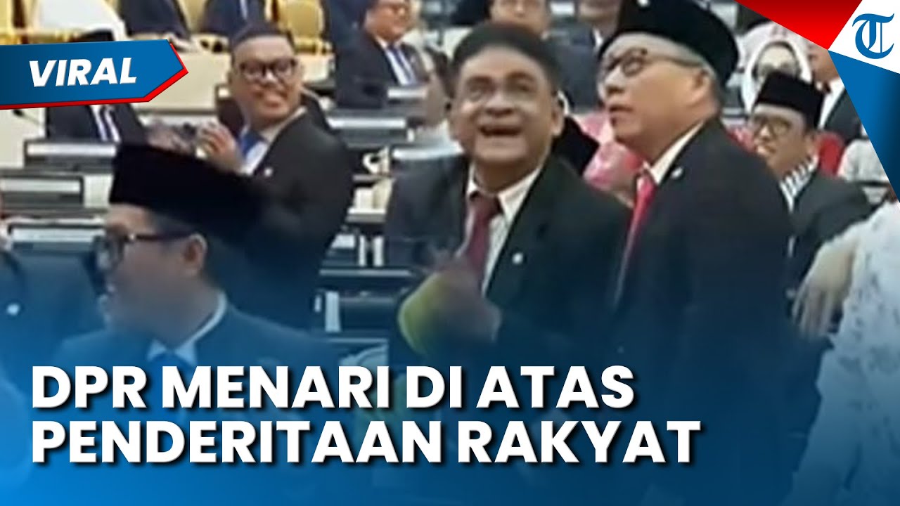 MENARI DI ATAS PENDERITAAN RAKYAT! Publik Soroti Anggota DPR Asyik ...