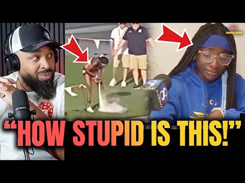Track Meet Officials with “Black Fatigue” Strip Winner of 1st Place for Unsportsmanlike Conduct 😮