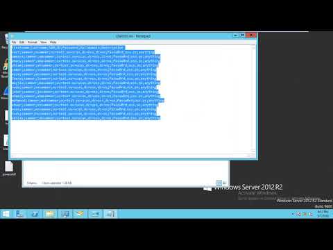Create Bulk AD Users from CSV file