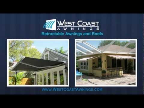 West Coast Awnings Residential, retractable awnings, canopies, sun screens, gazebos