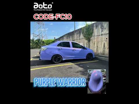 Perodua Bezza Colour Tranformation (Purple Warrior)