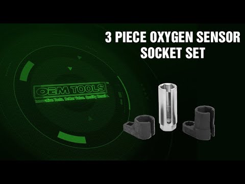 OEMTOOLS 27110 3 Piece Oxygen Sensor Socket Set