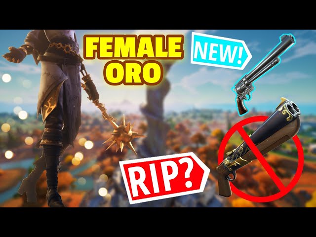 Fortnite 16.40 update early patch notes: Female Oro skin, new exotic ...