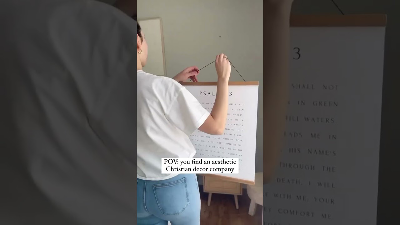 Modern Christian Wall Decor #christian #trendingshorts #homedecor