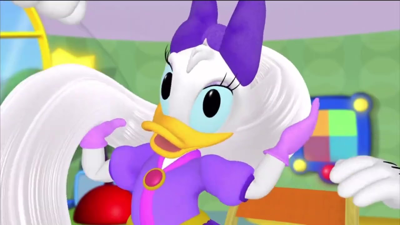 Mickey Mouse Clubhouse: Daisy’s Pony Tail main song… cause I feel board