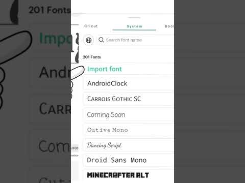 Cricut HACK - Import fonts into CDS
