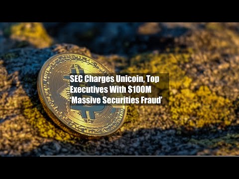 SEC Charges Unicoin, Top Executives With $100M ‘Massive Securities Fraud’