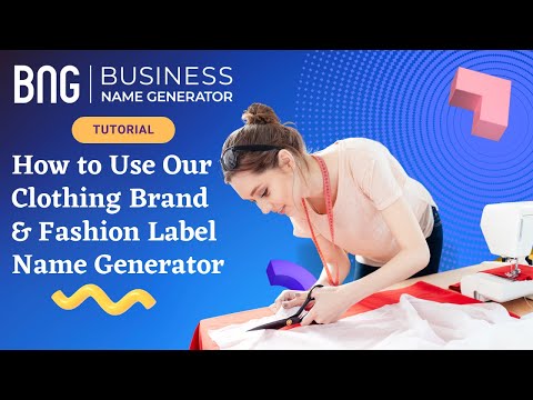 Reveal Your Unique Style: Get Inspired with Our Clothing Brand & Fashion Label Name Generator