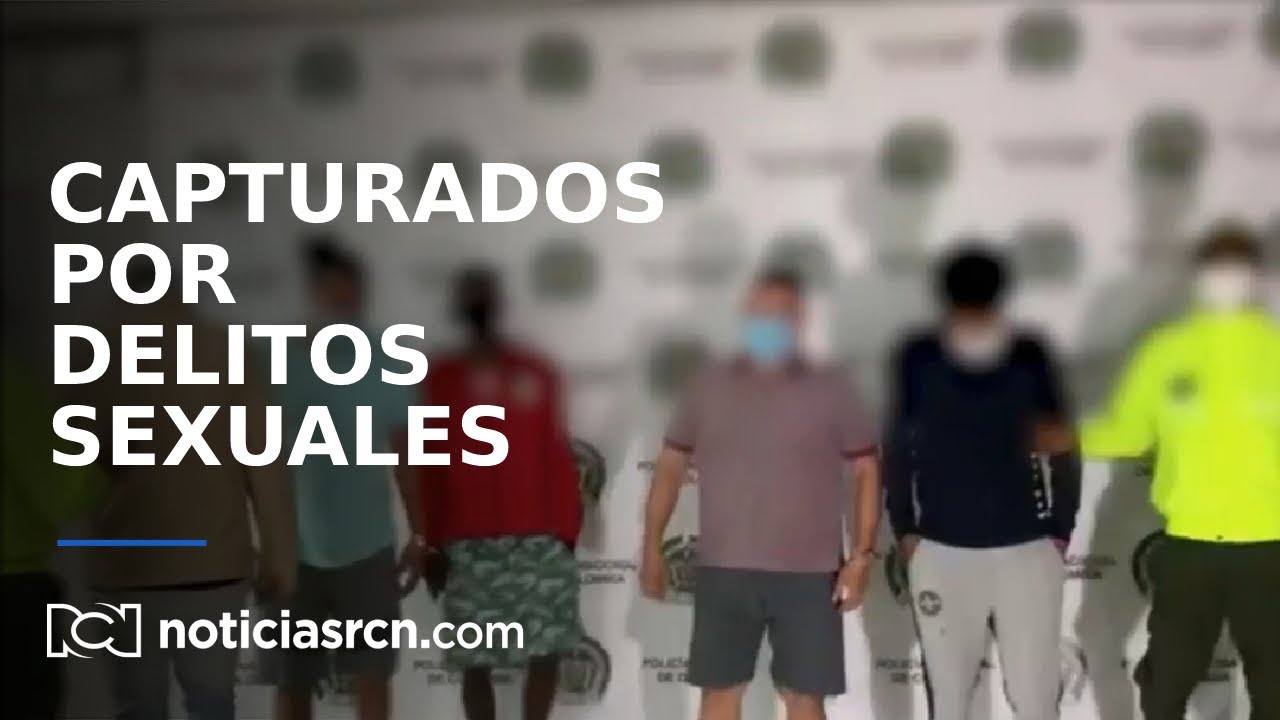 Ocho personas capturadas en Cartagena por delitos sexuales y tráfico de drogas