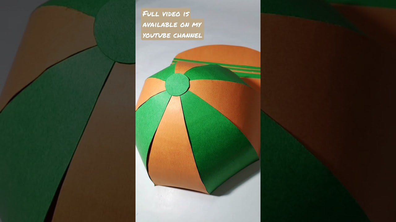 how to make your own paper cap #craft #art #diy #hindi #artandcraft #papercraft #craftexploration
