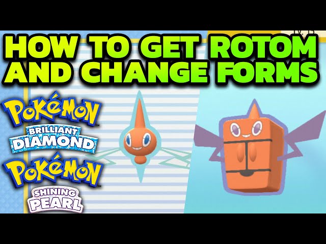 How to get all of Rotom's forms in Pokemon Brilliant Diamond and Shining Pearl