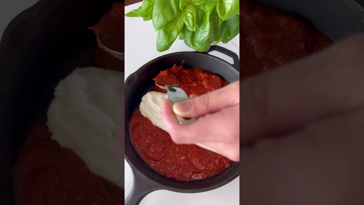 3 ingredient goat cheese & marinara dip #kroger