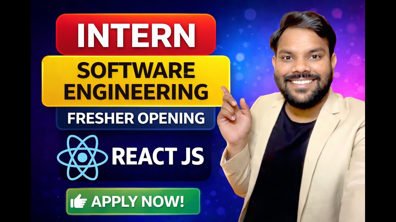 React JS Fresher Internship | CACTUS Hiring | NodeJS & GenAI | Remote