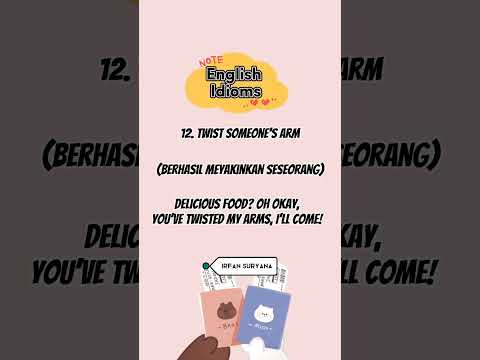English Idioms || Idiom Bahasa Inggris (12) #idioms #englishidioms #bahasainggris #english #shorts
