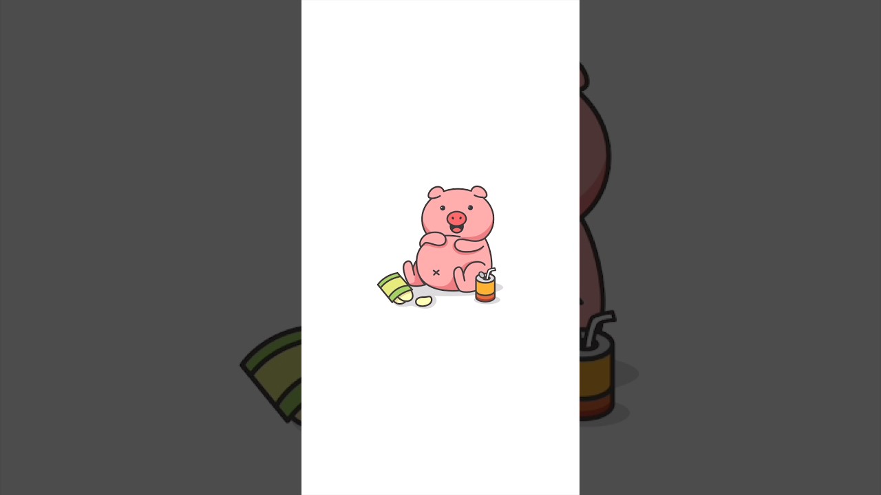 Cute pig design process..#illustration #illustrations #character #designs #cute #mascot #pig