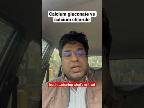 #icushort 112: Calcium gluconate vs calcium chloride, what’s the difference? #esbicm
